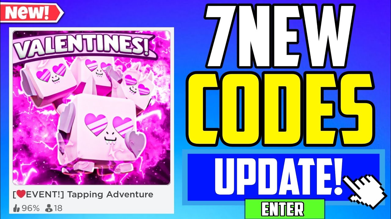 *SECRET UPDATE!* | TAPPING ADVENTURE CODES 2024 (EVENT!) - YouTube