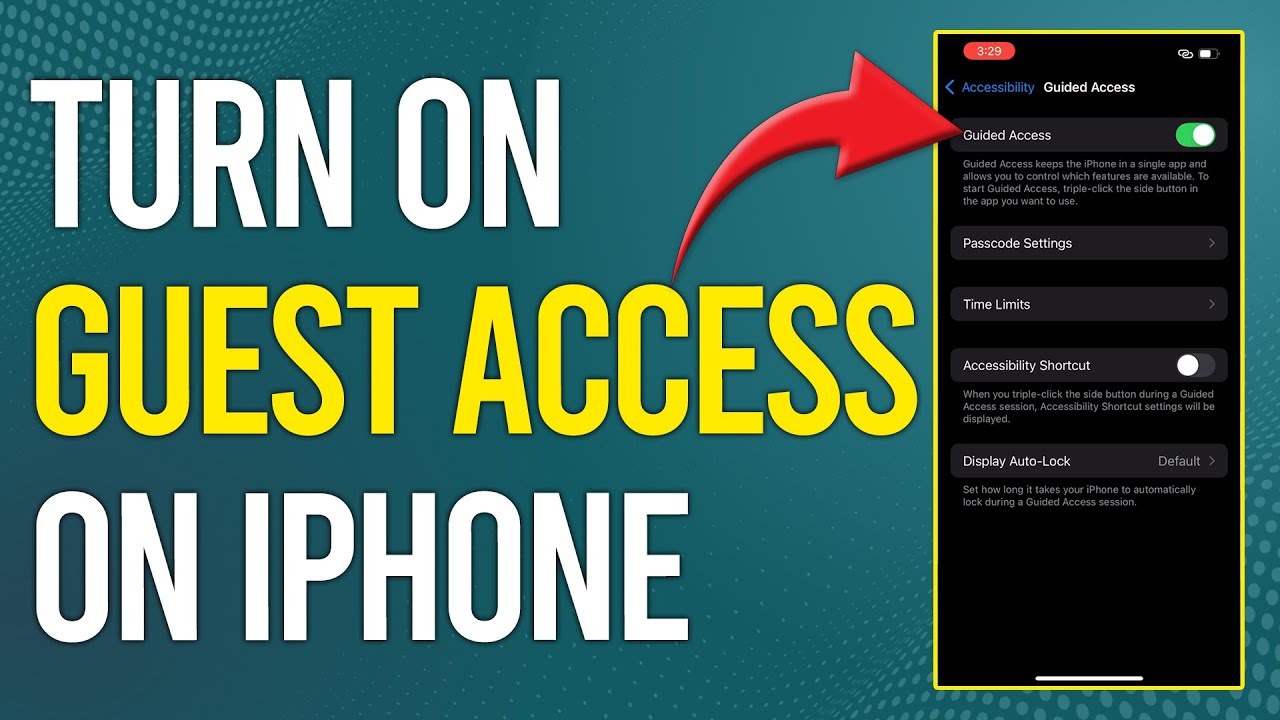 How To Turn On Guest Access On iPhone (How To Enable Guest Access On ...