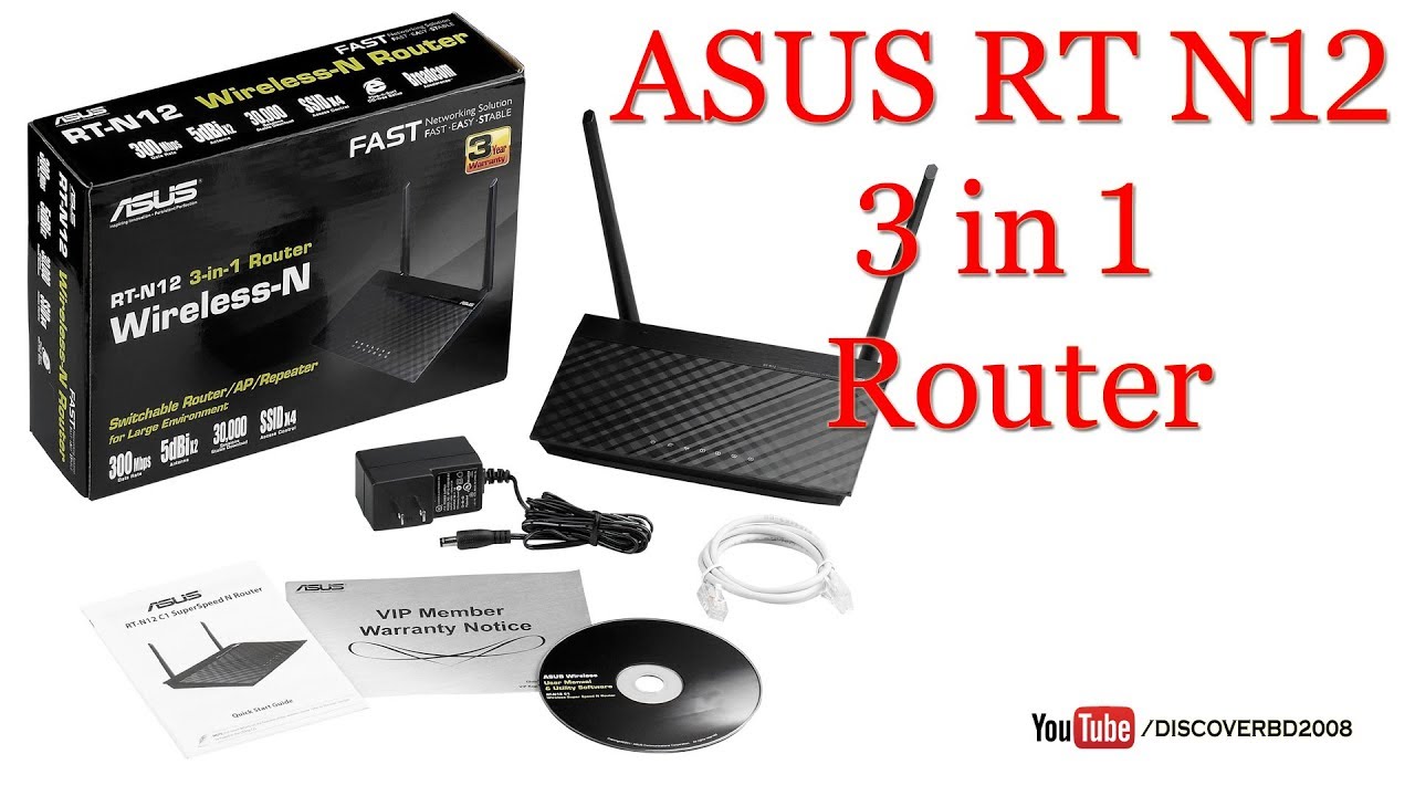 Asus RTN12 3 In 1 Router । আসুস রাউটার সেটআপ গাইড । - YouTube