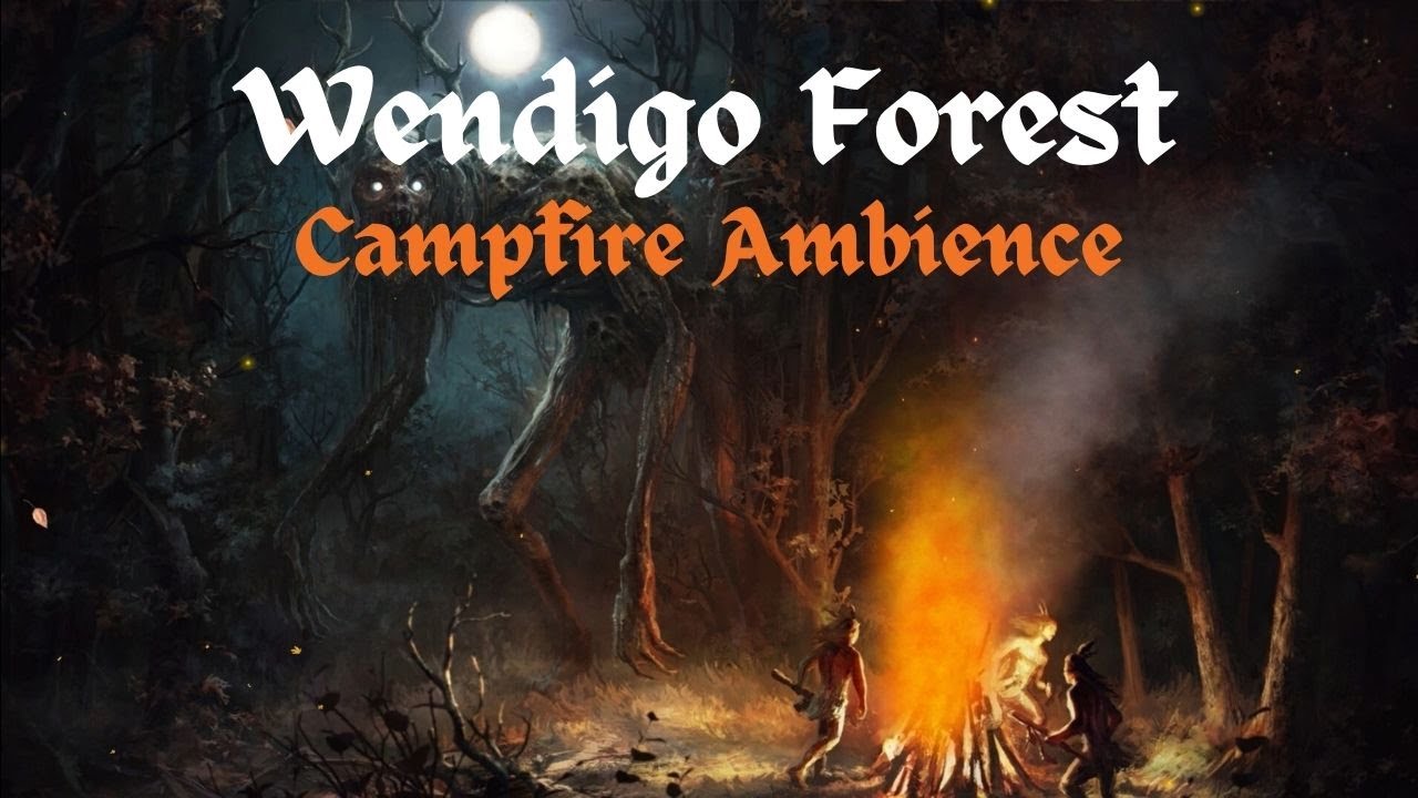 Wendigo Forest | Campfire Sounds | ASMR Ambience - YouTube