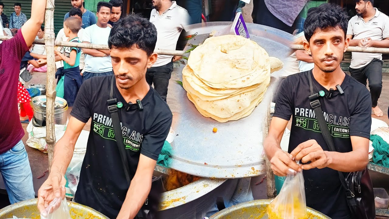 Kolkata Famous Raju Da Pocket Porota Rs.15/- Only | Indian Street Food ...