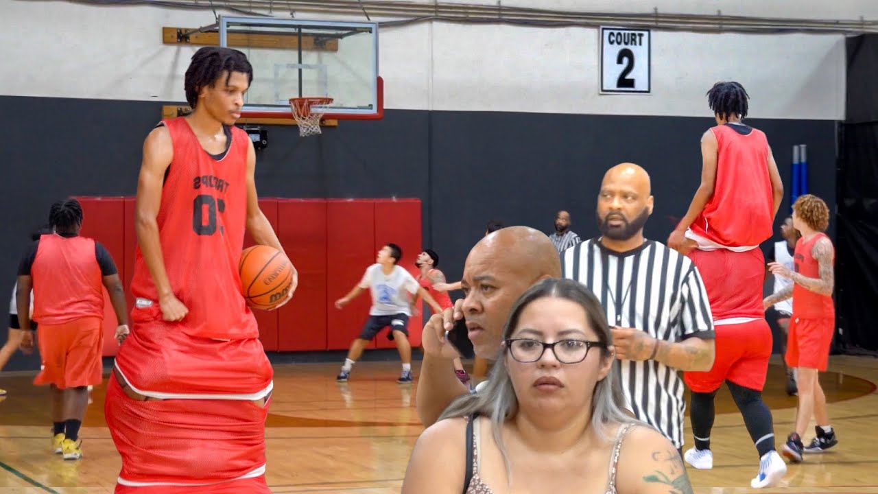 Fake 7’3 Center at Basketball Tournament Prank! - YouTube