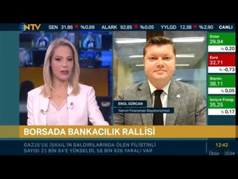Erol Gürcan 9 1 2024 NTV Piyasa Ekranı Duygu Gözde Arslan