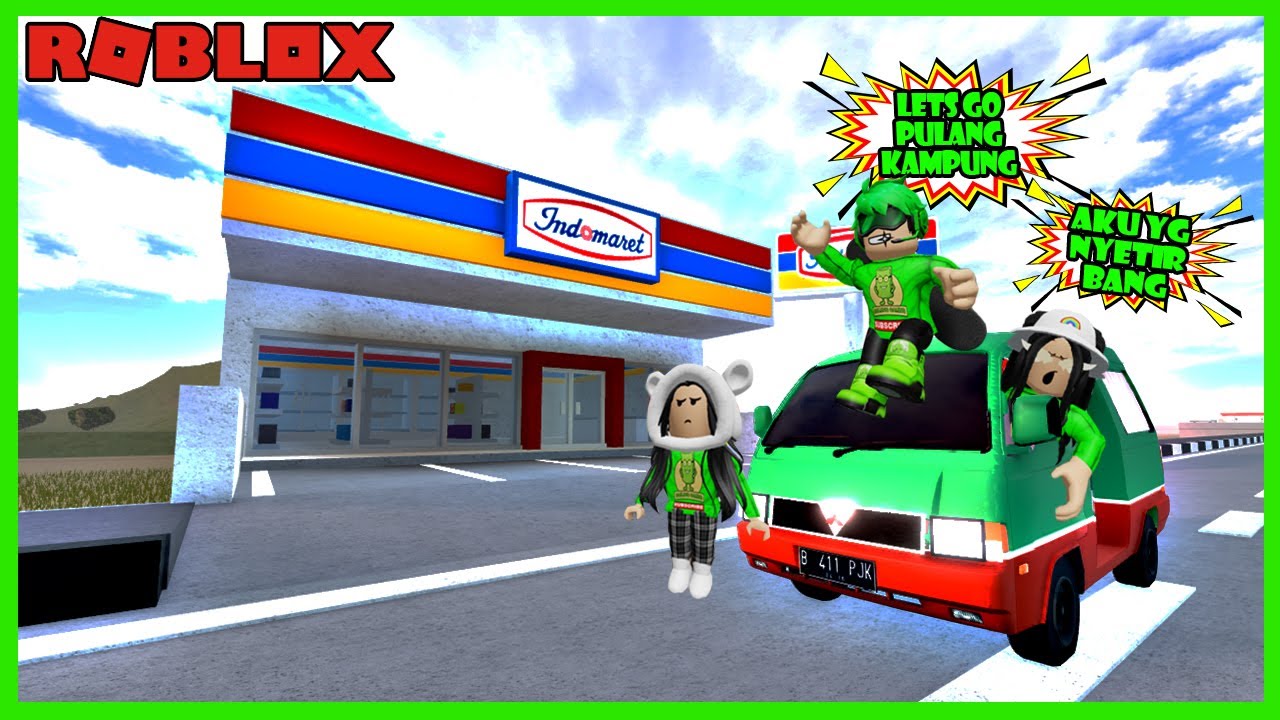 Darlung Gaming Pulang Kampung Naik Angkot - Roblox Indonesia - YouTube