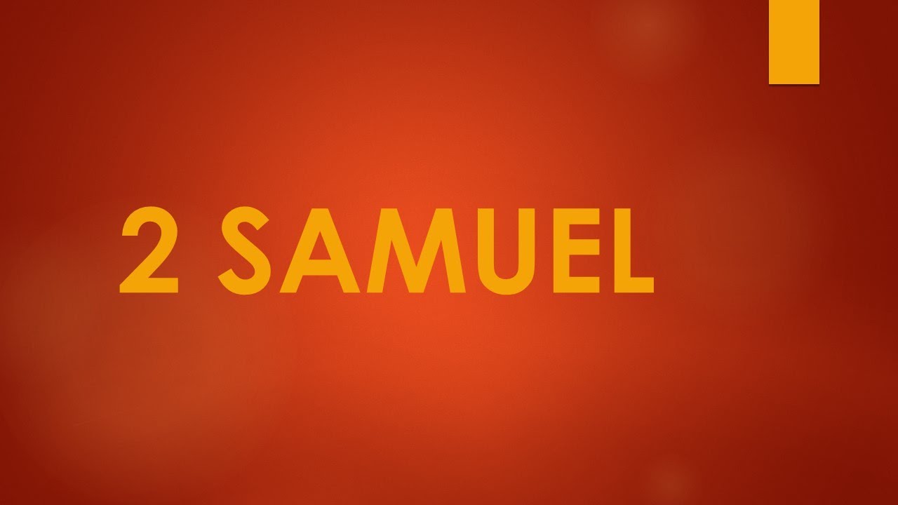 2 Samuel 7 "God's Promise To David" - YouTube