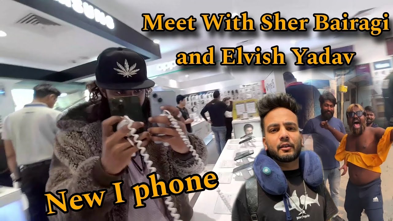 Sher bairagi and Elvish yadav se milne nikal gaye - YouTube