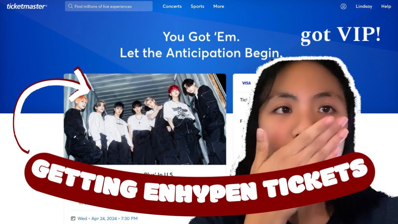 buying ENHYPEN’s FATE PLUS TOUR TICKETS on TICKETMASTER | engene ...