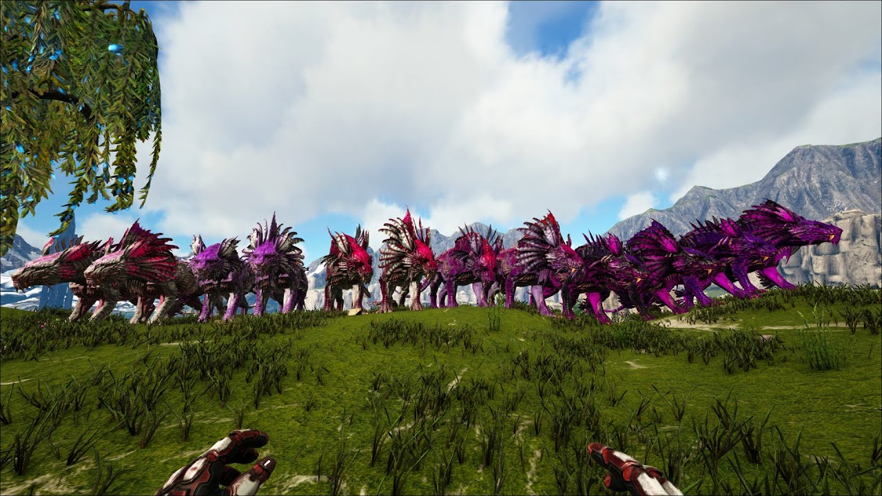 Ark Breeding And Mutation Madness Shadowmane Mutations Pink and Purple ...