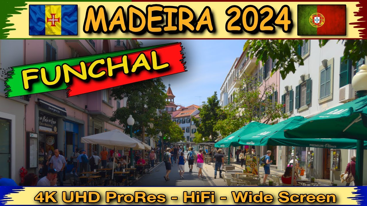 MADEIRA 2024 - FUNCHAL - Scenic walk - UltraWide 4K - 10bit color ...