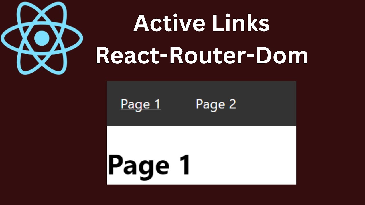 React-Router-Dom Active Links(React-Router-Dom #4) - YouTube