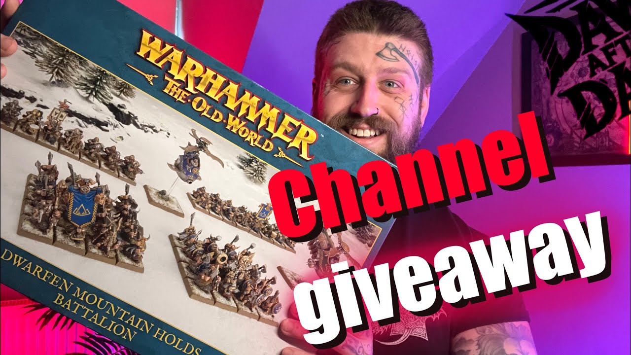 Channel giveaway ! win a Dwarf battalion box ! - YouTube