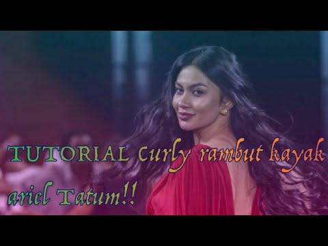 gaya rambut ala ariel tatum.