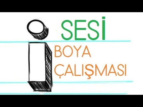 İ Sesi Boyama ile Hissettirme,Tanıtma