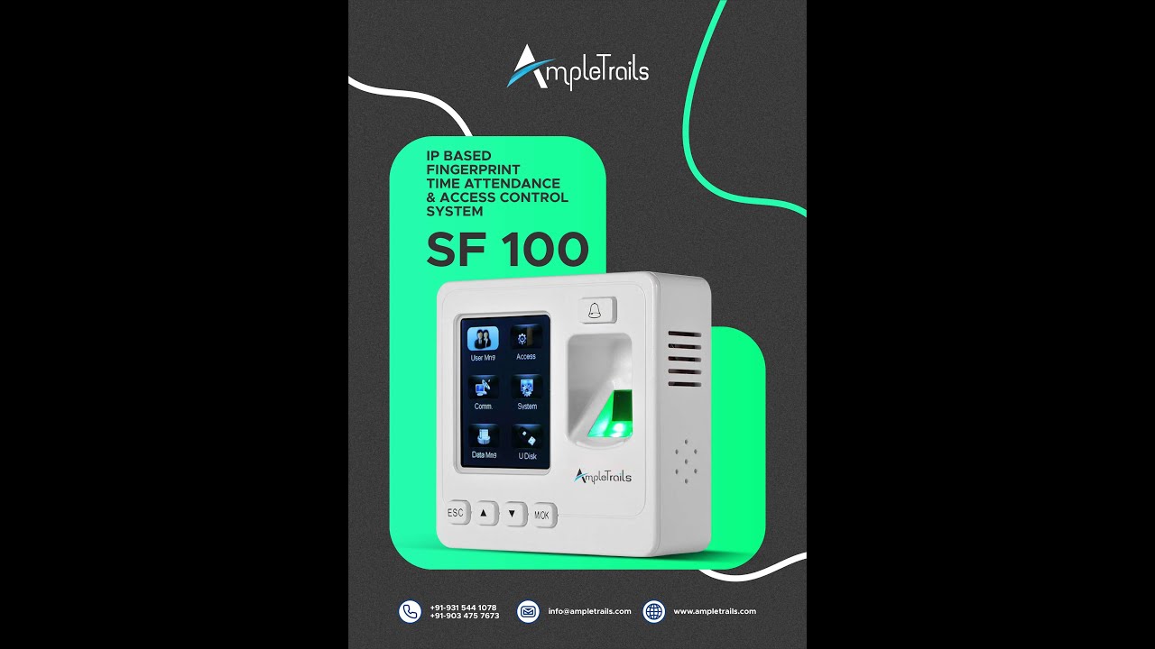 eSSL SF100 Unboxing And First Impressions ⚡Time Attendance Access ...