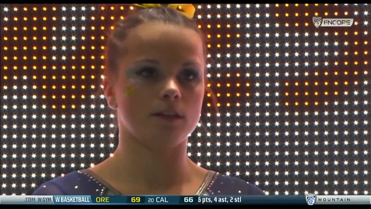Talia Chiarelli (Michigan) - Vault (9.85) - Michigan at Utah 2017 - YouTube