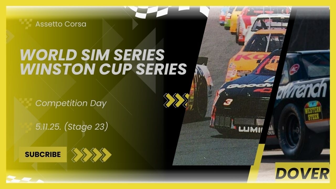 5.11.2025. Competition Day in Assetto Corsa / Winston Cup Series (Stage ...