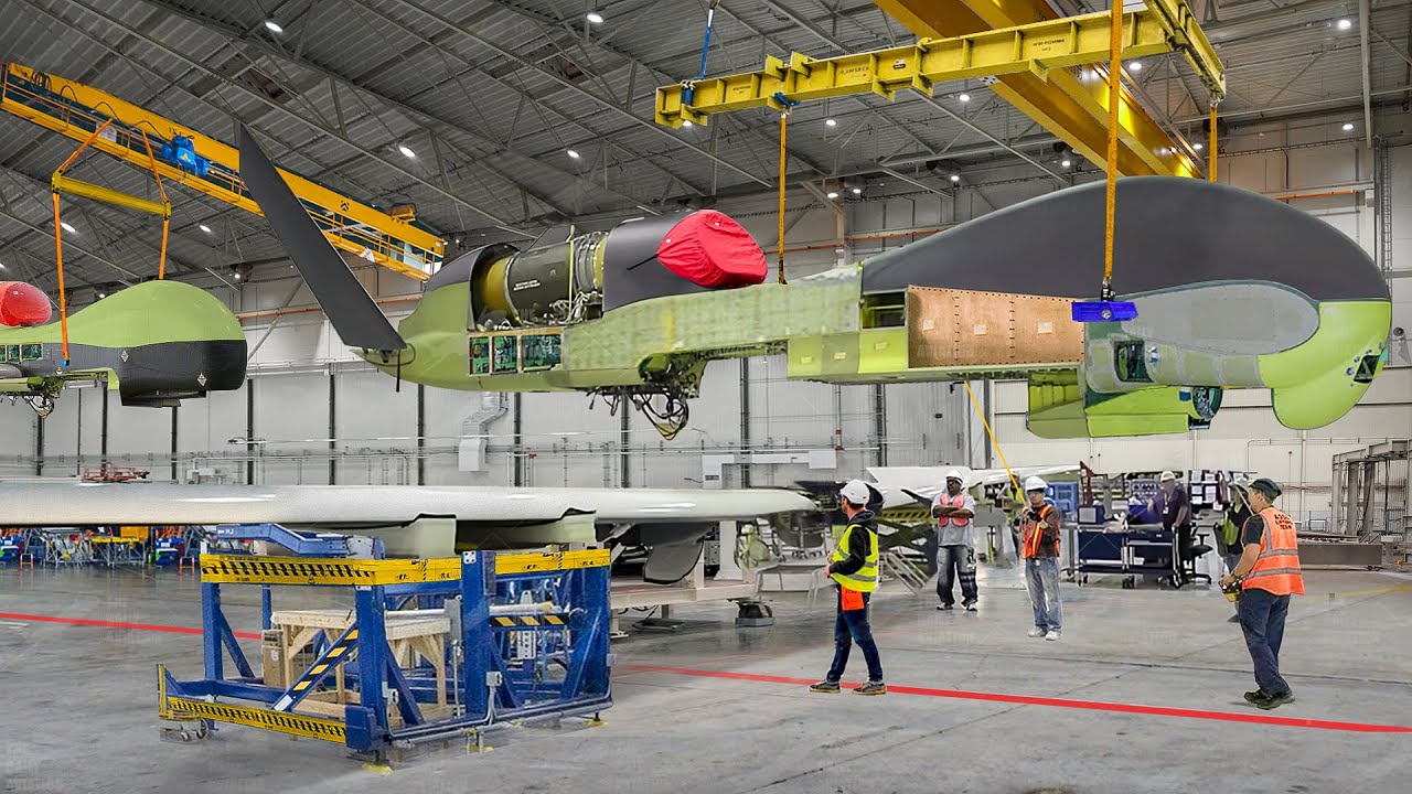 Inside US Military Factory Building World’s Most Expensive Drone - YouTube