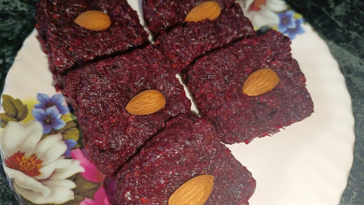 Beetroot Burfi with only 3 Ingredients || Mouth Melting Burfi In Just ...