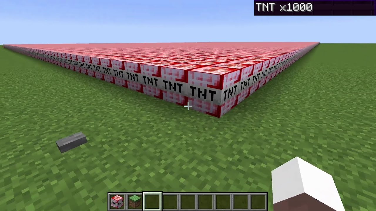 how to crash your pc with many big tnt - YouTube