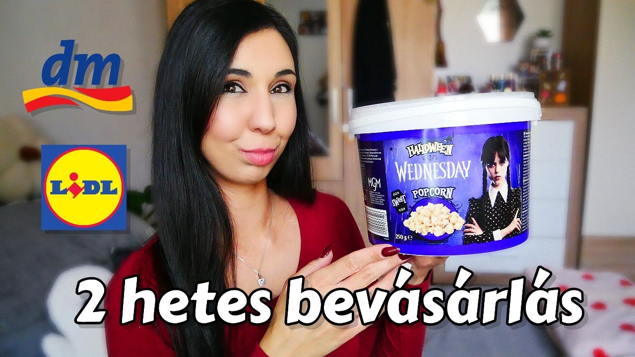 Október közepi 2 hetes bevásárlás / LIDL + DM HAUL / Ebéd ötlet 🛒 - YouTube
