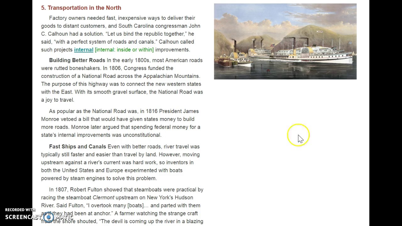 TCI: Lesson 19, Section 5 Reading - YouTube