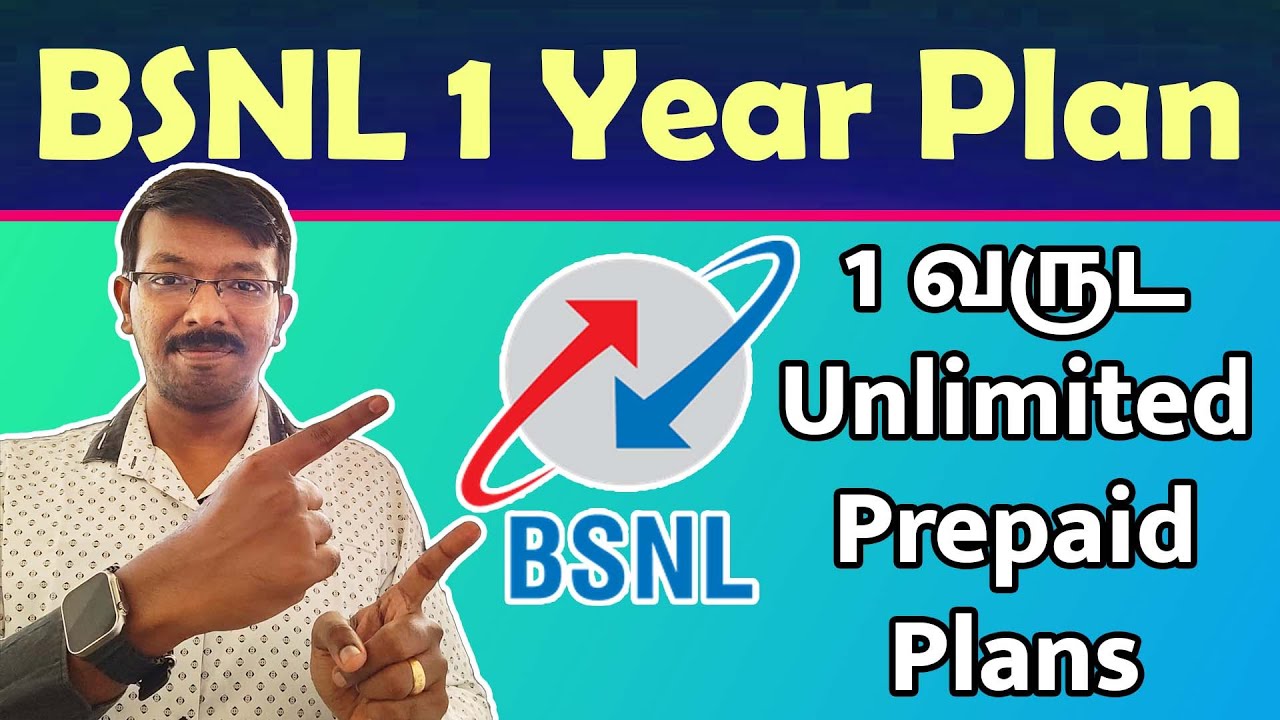 BSNL இன் 1 வருட Unlimited Recharge Plans! | BSNL 1 Year Prepaid Plans 2024 - YouTube
