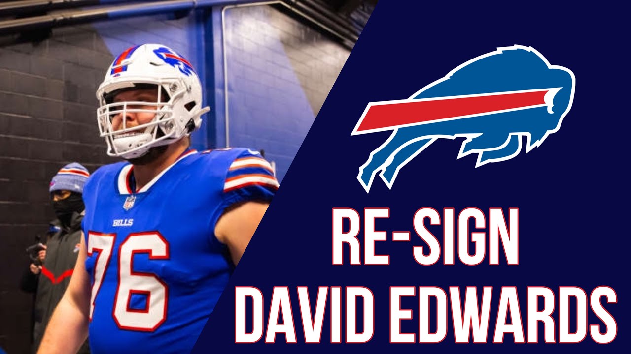 Buffalo Bills re-sign David Edwards - YouTube