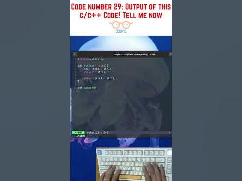 Code number 29: Output of this c/c++ program. Tell me now! #shorts #programming #coding #c - YouTube