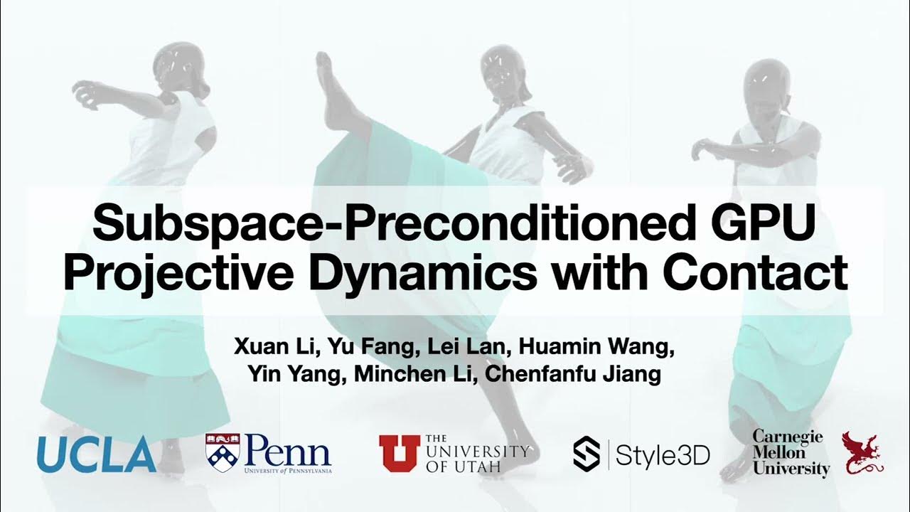 [SA 2023] Subspace-Preconditioned GPU Projective Dynamics with Contact for Cloth Simulation ...