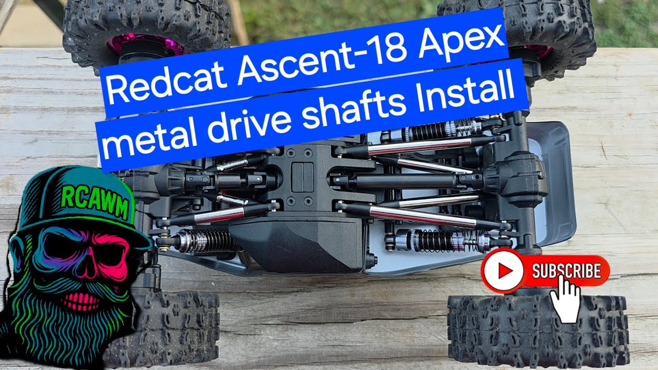 RedCat Ascent 18 Apex Metal Driveshaft Install - Quick Upgrade Guide ...