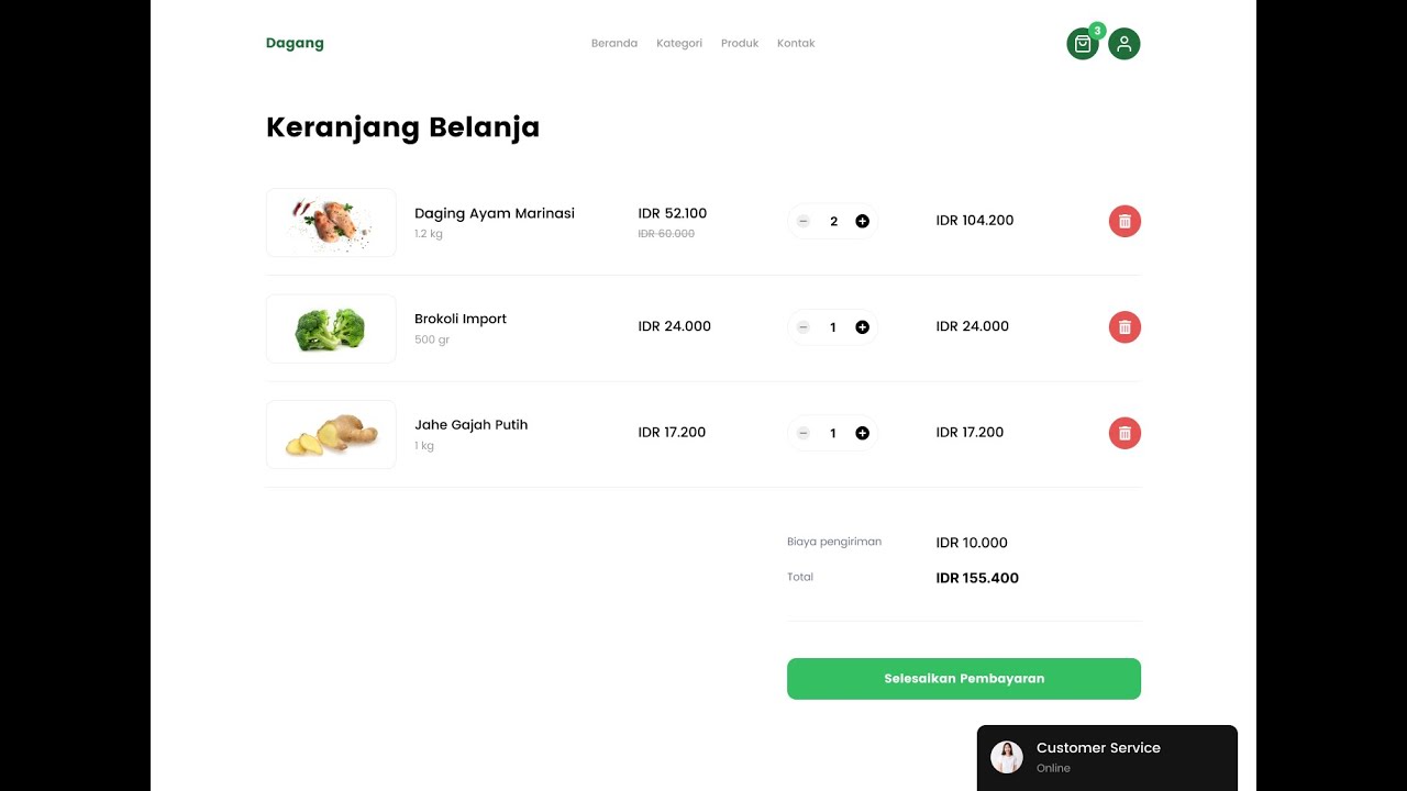 Konversi Desain Figma Ke Bootstrap Halaman Keranjang Belanja Youtube