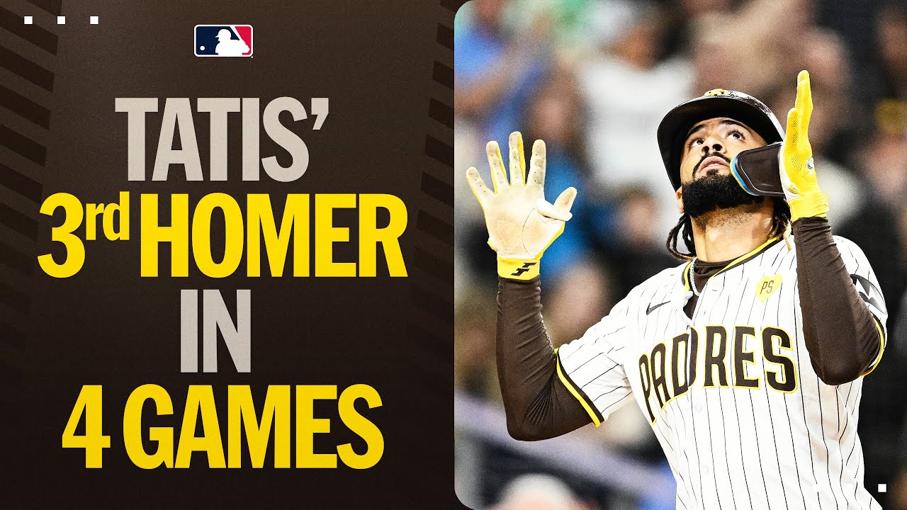 Fernando Tatis Jr. hits his 3RD HOME RUN IN 4 DAYS! (16-game hitting ...