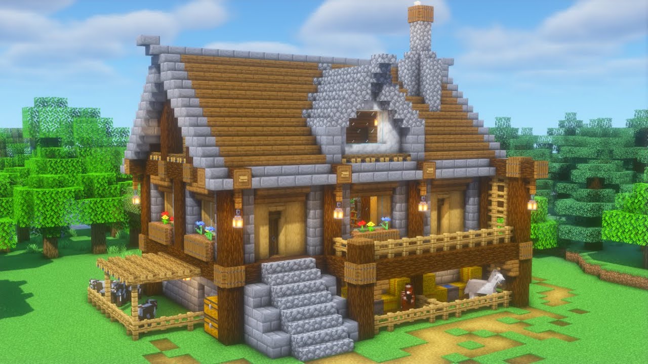 Minecraft: The Ultimate Survival House Tutorial🛠️ - YouTube