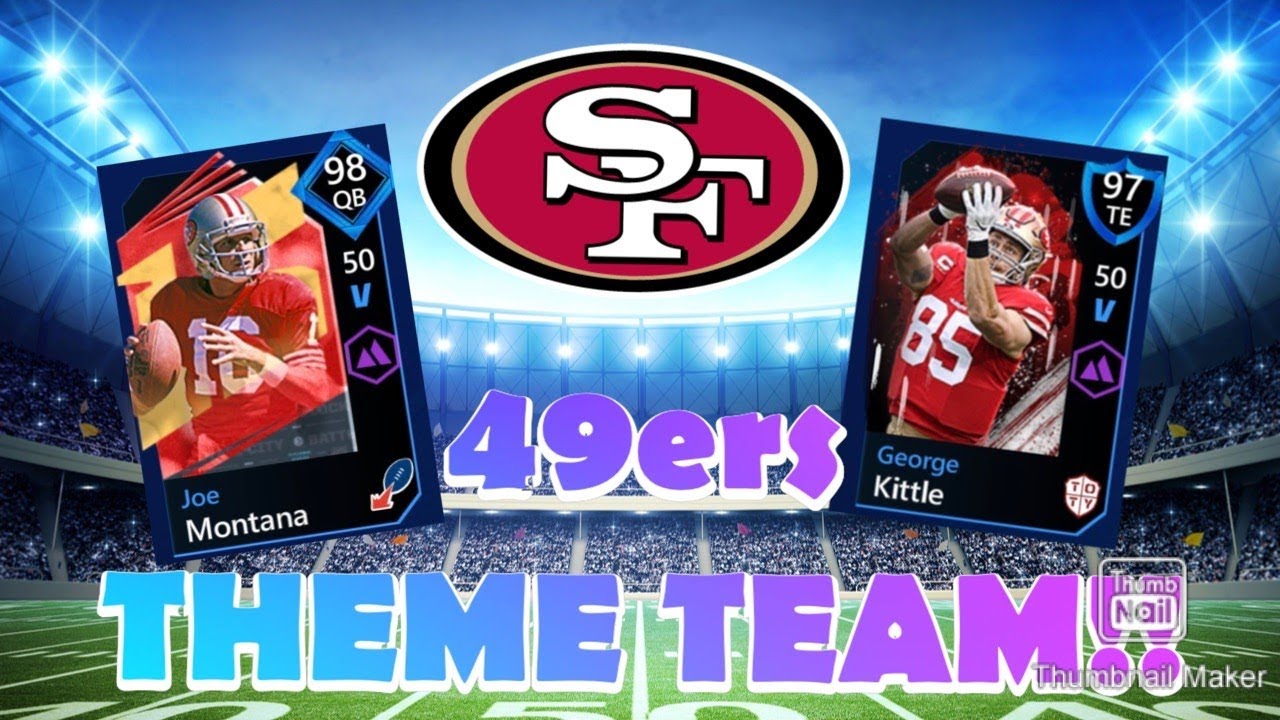 ALL-TIME 49ers THEME TEAM!!-Madden Mobile 20 - YouTube