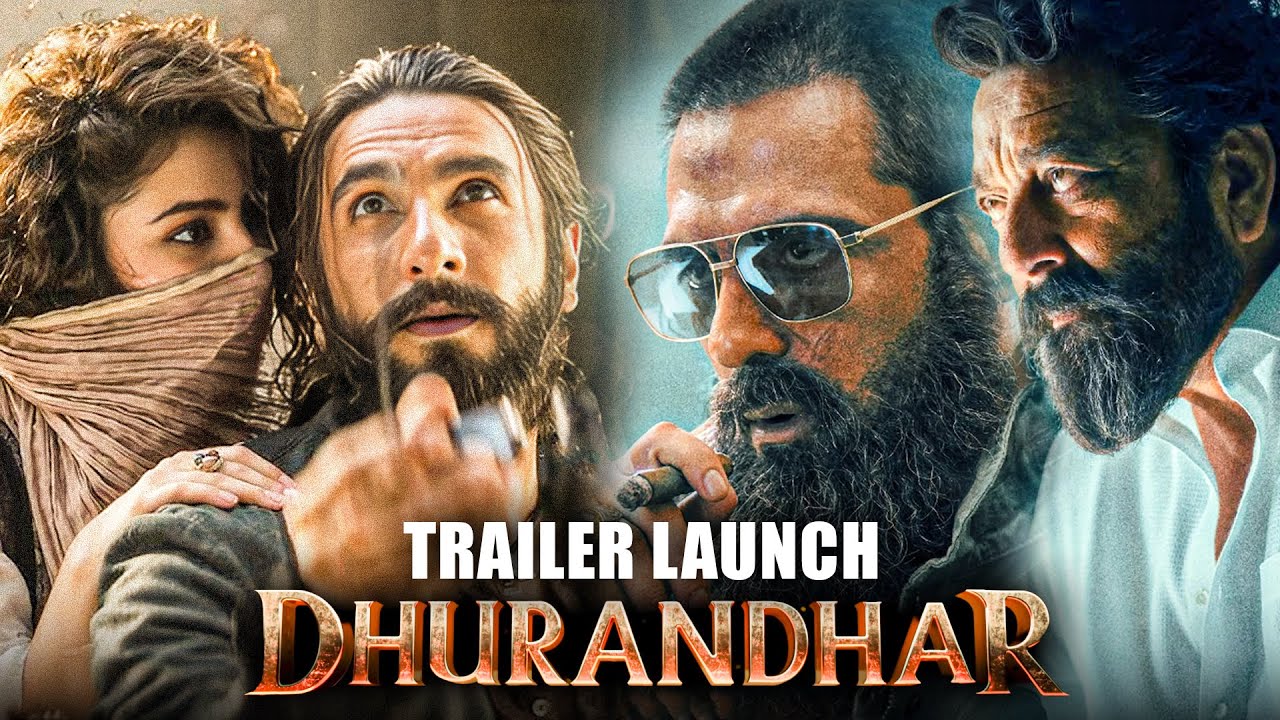 LIVE Dhurandhar Trailer Launch: Ranveer Singh, Sanjay Dutt, Madhavan, Arjun Rampal & Akshaye ...
