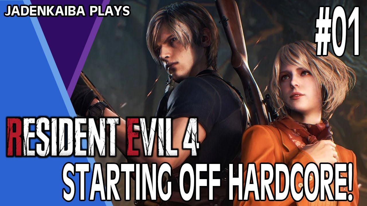 STARTING OFF HARDCORE! Jadenkaiba Plays RESIDENT EVIL 4 REMAKE [PS4 ...