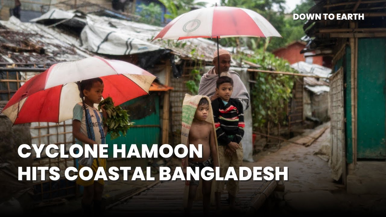 Cyclone Hamoon makes landfall in coastal Bangladesh - YouTube