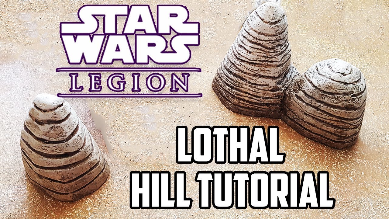 Lothal Hills Terrain Tutorial - Star Wars Legion - YouTube
