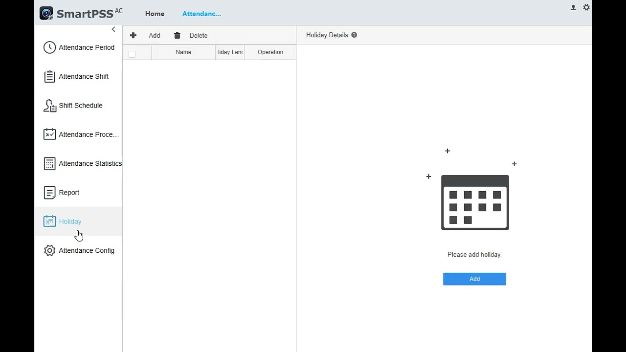 Dahua SMARTPSS AC Attendance Solution See Attendance Monitor - YouTube