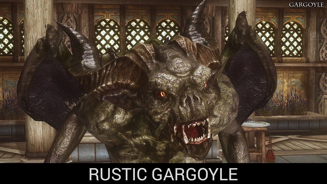 Skyrim mod spotlight 2016 - RUSTIC GARGOYLE - YouTube