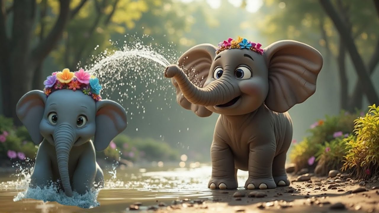 🎵 Ellie the Elephant | Fun Jungle Poem for Kids 🎵 - YouTube