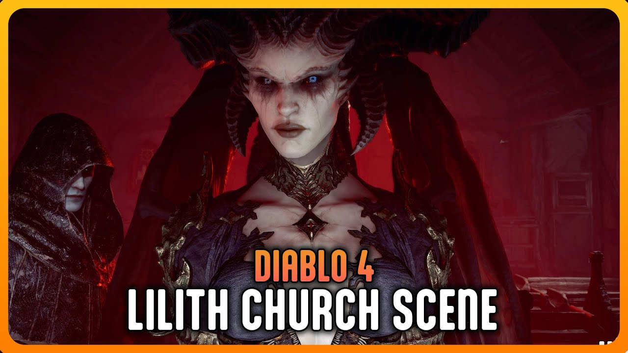 Diablo 4 - Lilith & Church Priest Cutscene (4K) - YouTube