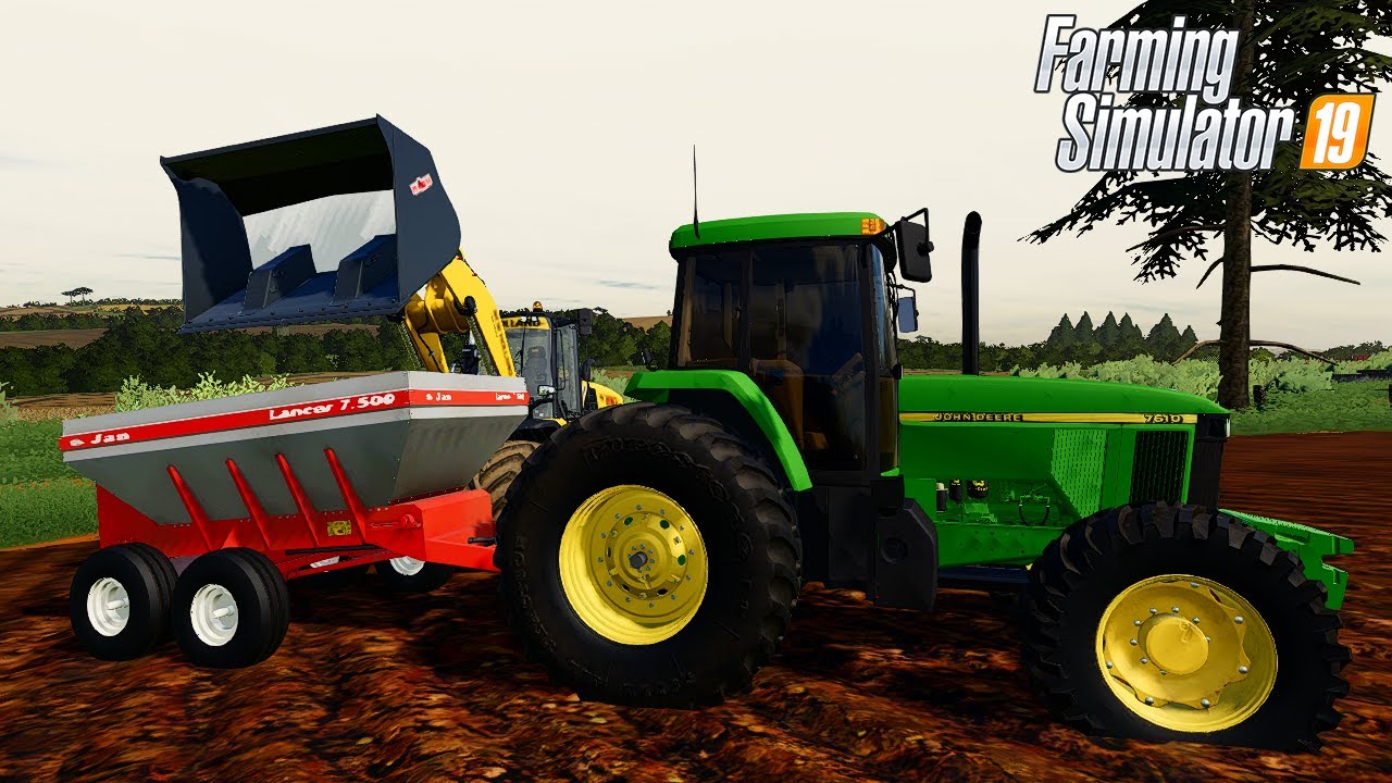 JOHN DEERE 7610 NÃO AGUENTO PASSA CALCÁRIO || KALINOSKI MAP || FARMING ...