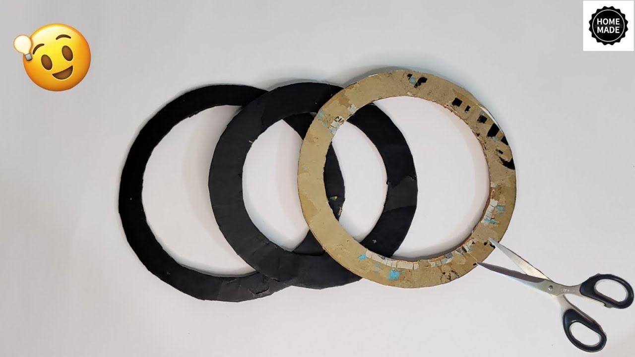 Wall decoration idea | cardboard craft ideas | best out of waste ...