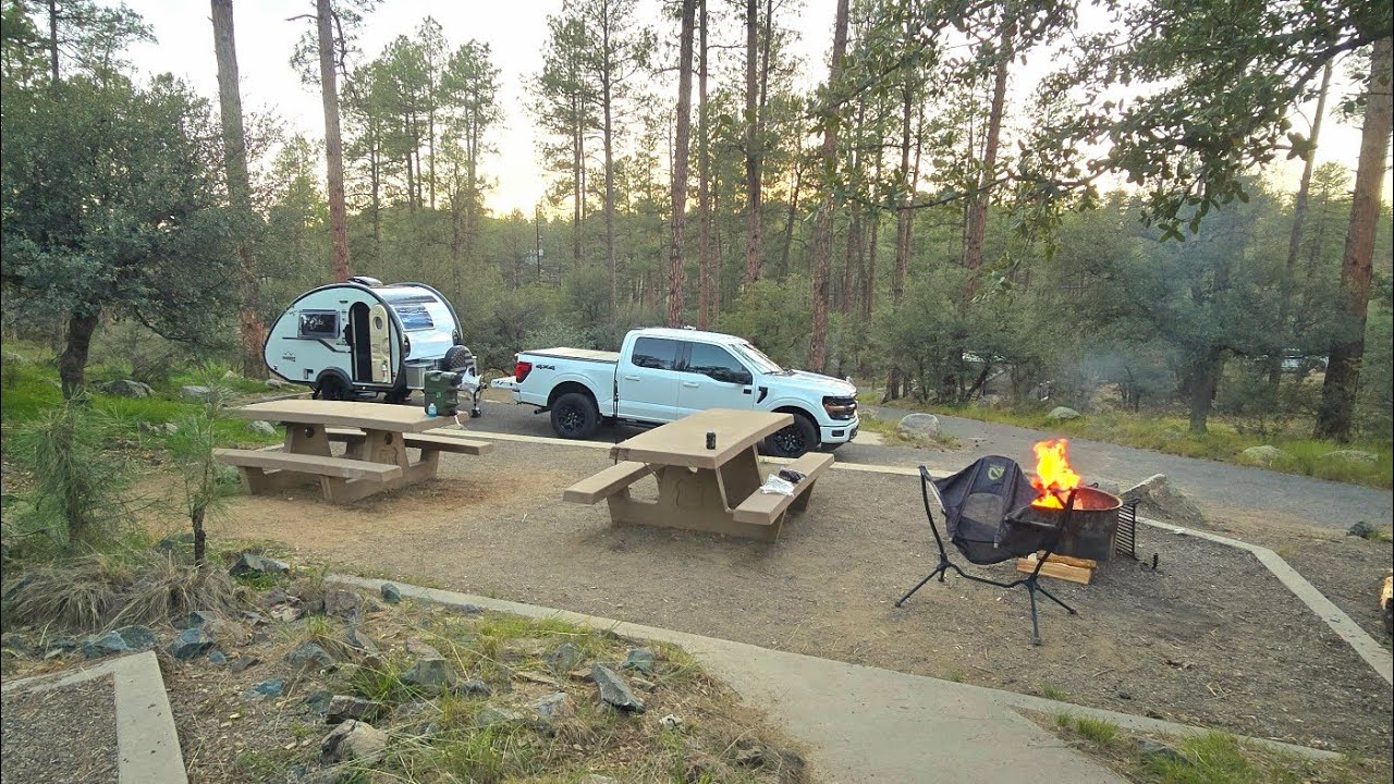 Strange Double Campsite. T@b Teardrop Trailer Camping Adventure # 53 ...