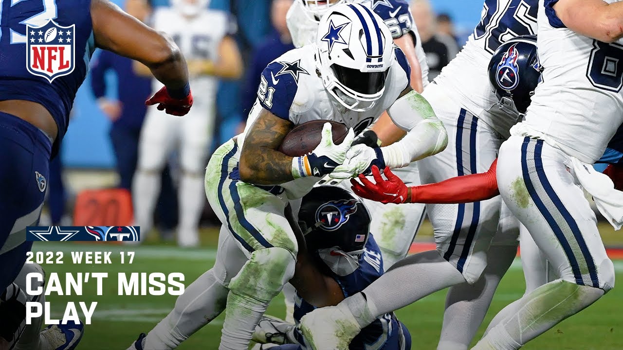 Zeke Has Scored a Touchdown in 9 Straight Games! - YouTube