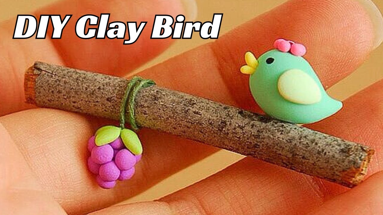 DIY Clay Bird |Kawaii Cute Clay Bird| Easy Clay Art Idea - YouTube