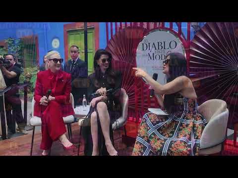 ¡MERYL STREEP Y ANNE HATHAWAY EN MÉXICO! HABLAN DE “EL DIABLO VISTE A LA MODA 2” 👠