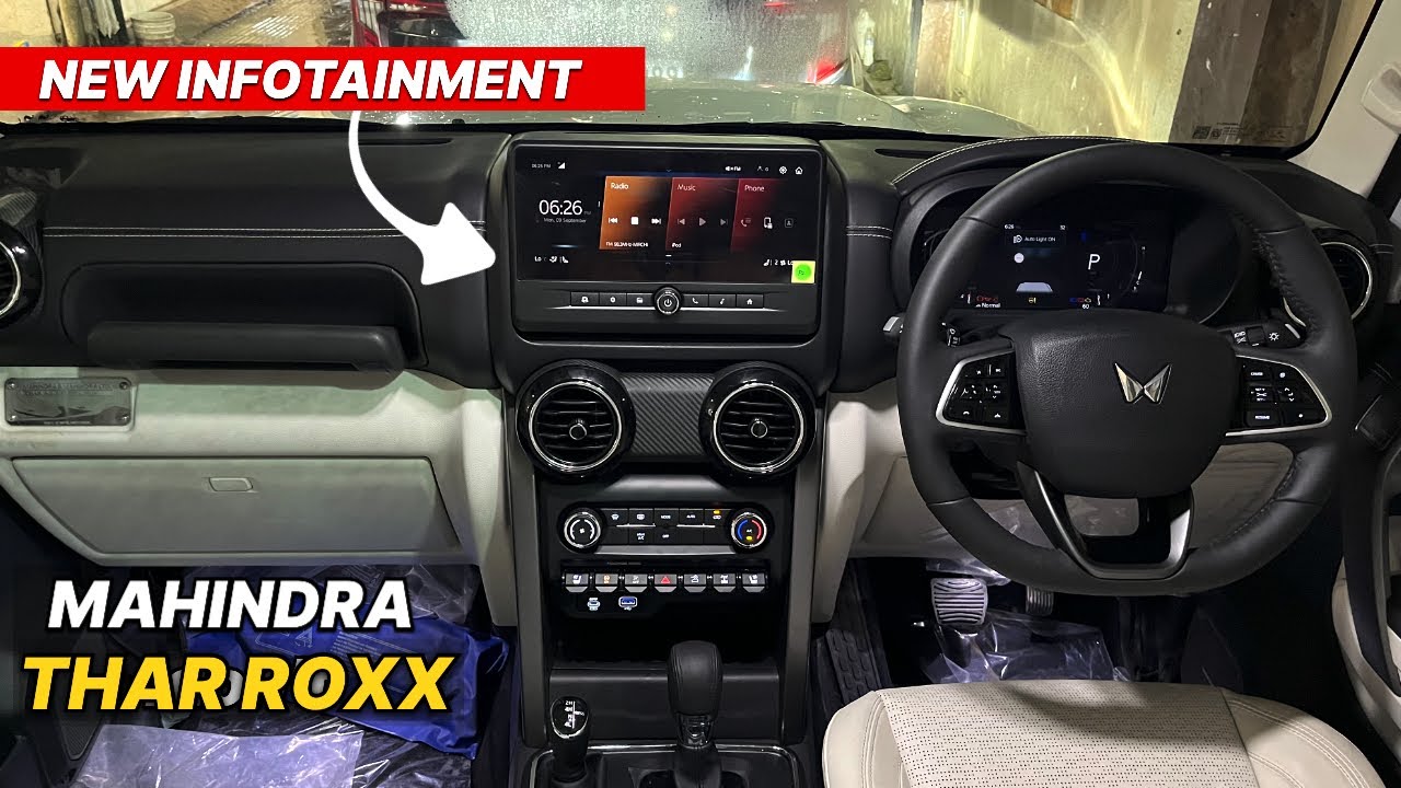 Mahindra Thar Roxx Interior Hidden Features 🔥 | UPDATES that are not in ...