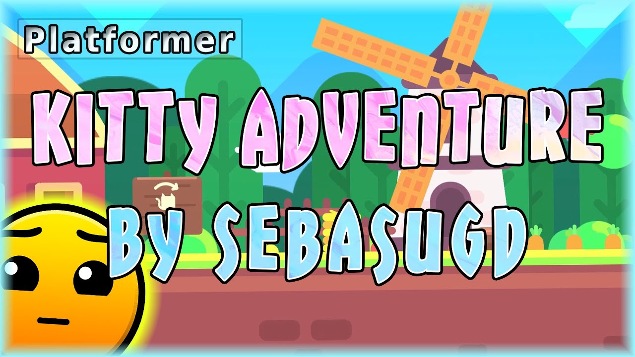 KItty Adventure (By SebasuGD) [All Coins] | Geometry Dash - YouTube